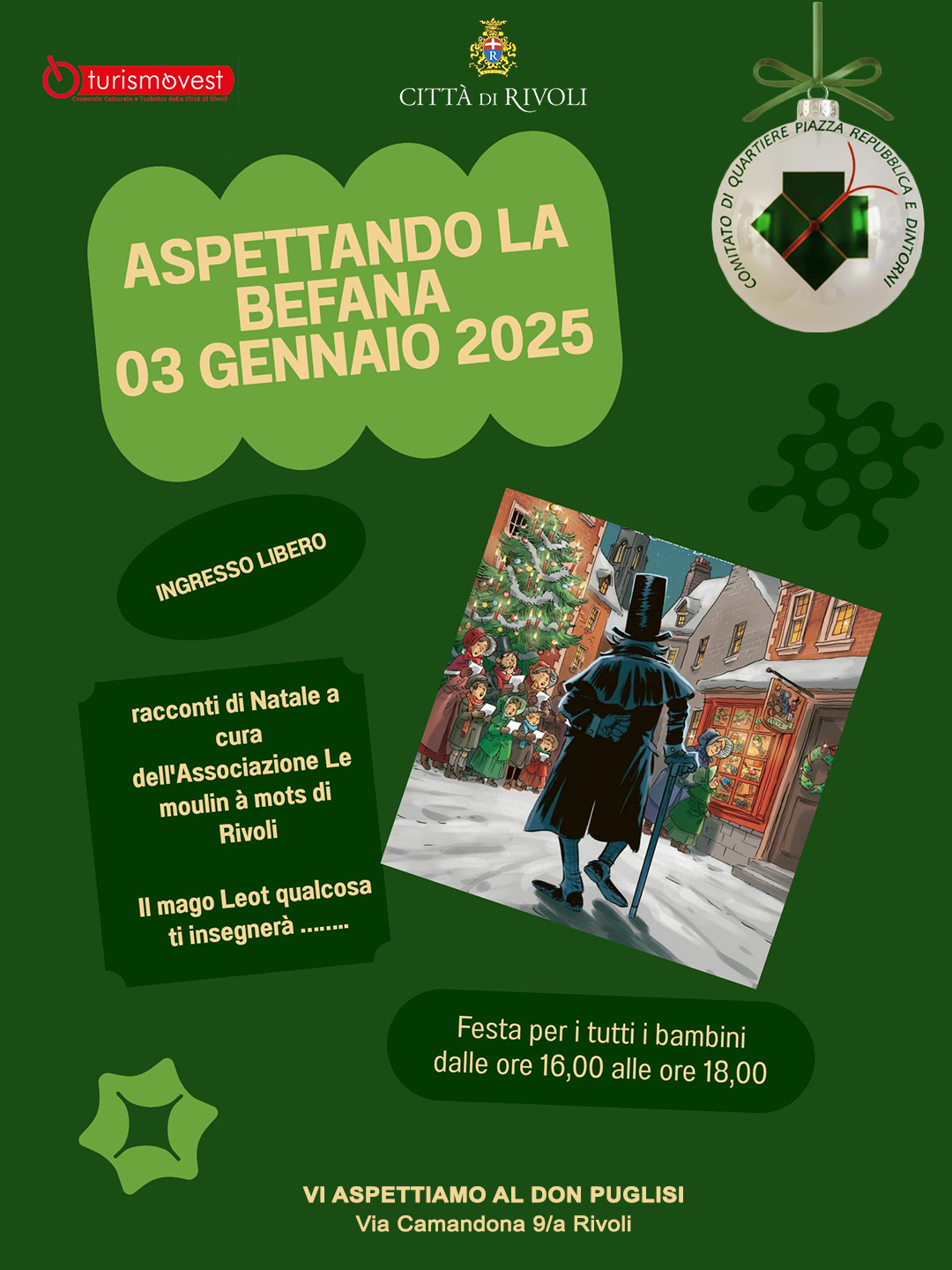 Aspettando la Befana al Don Puglisi / Eventi / Vivere il comune ...